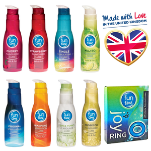 Fun Time Gentle Stimulating Sex Lube Water Based Gel Flavoured Bottle ...