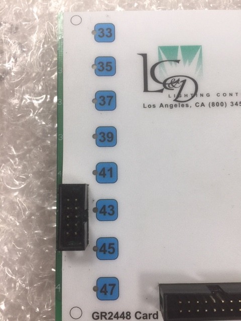 Acuity LC&D Lighting Controls GR2400 Series Control Card GR2448 Blue ...