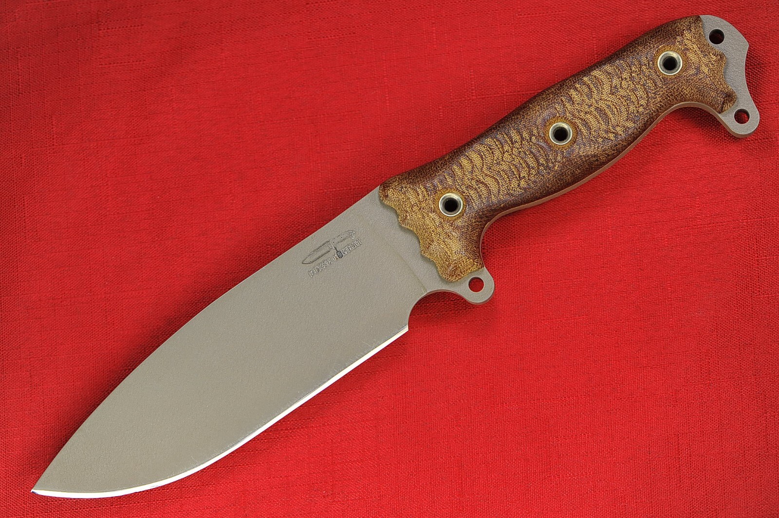 Busse Fat ASH1 CG .335” Flat Ground Sage Crinkle Blade, Mag Textured ...