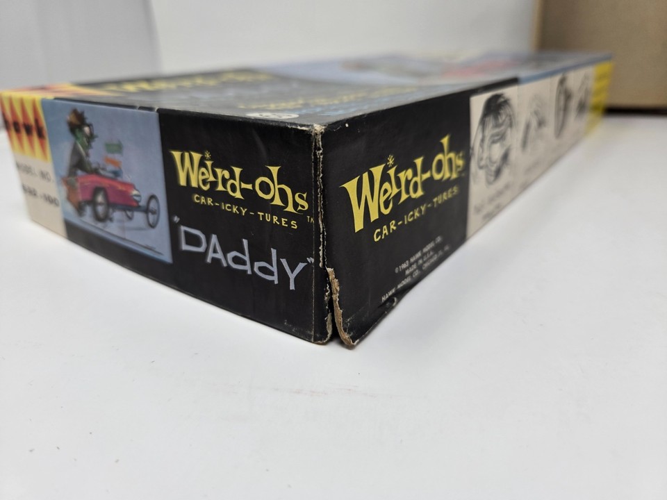 Vintage 1963 Hawk Model Kit Weird-Ohs Daddy Way Out Suburbanite - EMPTY ...