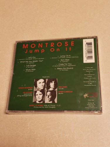 Jump on It by Montrose (CD, Sep-2002, Wounded Bird) Sealed 664140296329 ...