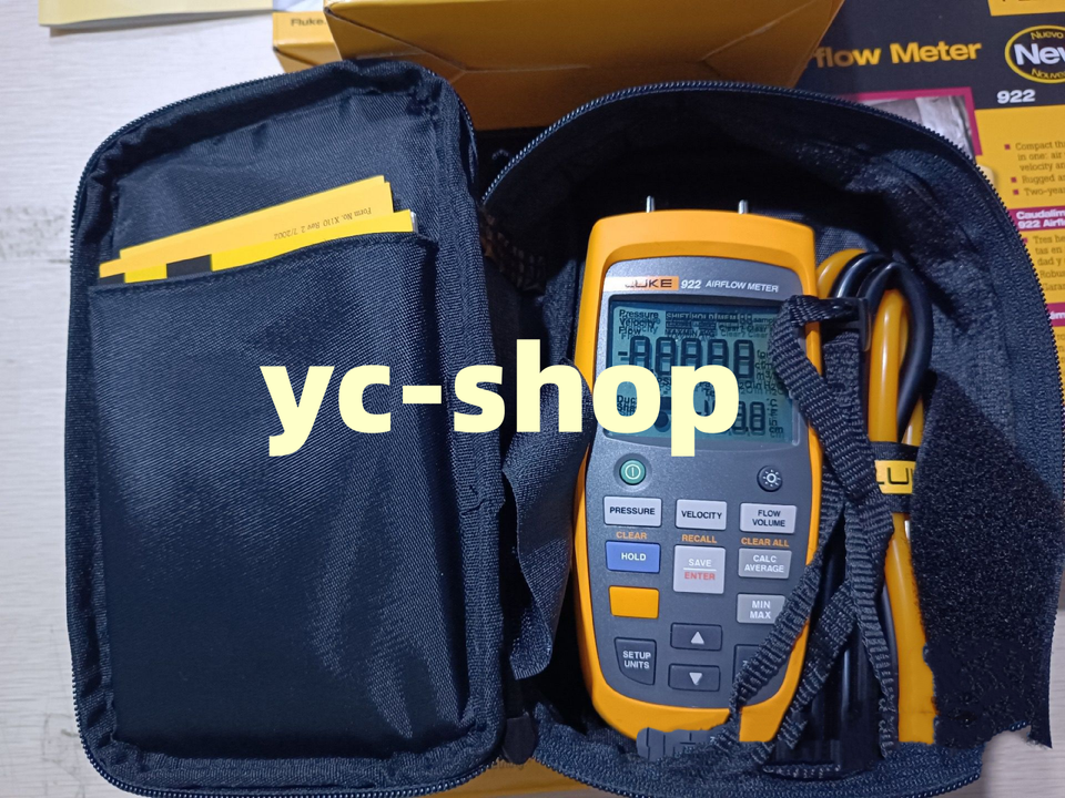 New Fluke 922 Differential pressure anemometer (FedEx/DHL) | eBay