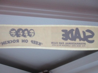 Slade International Fan Club „Keep on Rockin´“ Behind glass Sticker NEW ...