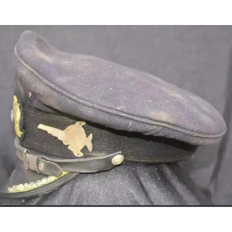 GERMAN WWII WW2 NAVY BLUE KRIEGSMARINE NAVY OFFICER CAP HAT U-96 | eBay