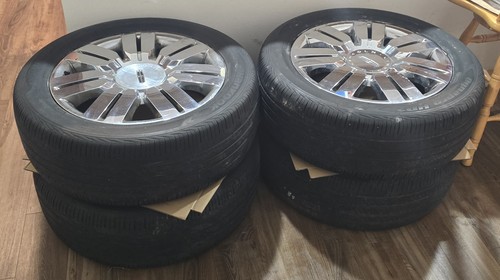 4X 2008-2011 lincoln mkx wheels/Tires/TPMS Sensors/Bands 20" 5x4.5 ...