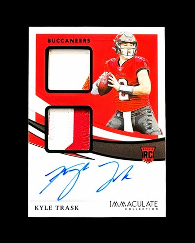 Kyle Trask RC - 2021 Panini IMMACULATE Rookie Patch Auto PREMIUM ...