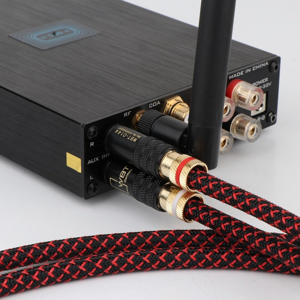 HiFi Audio 5N OFC RCA Interconnect Cable Extension Cord With WBT ...