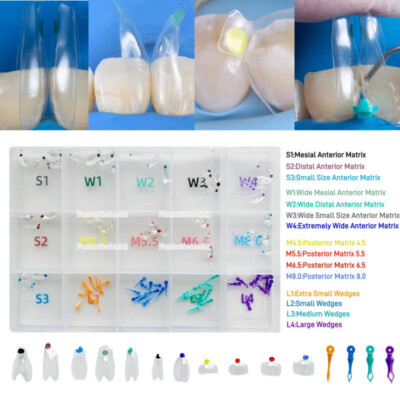 Clear Matrix Dental BT Matrices Black Triangle Wedges Diastema Fits ...
