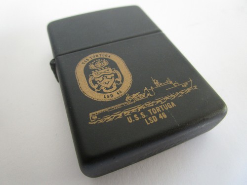 ZIPPO 1990 MILITAIRE USS TORTUGA LSD-46 REF216 | eBay