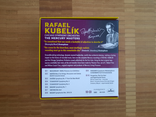 Rafael Kubelik- The Mercury Masters, Mercury Living Presence Eloquence ...