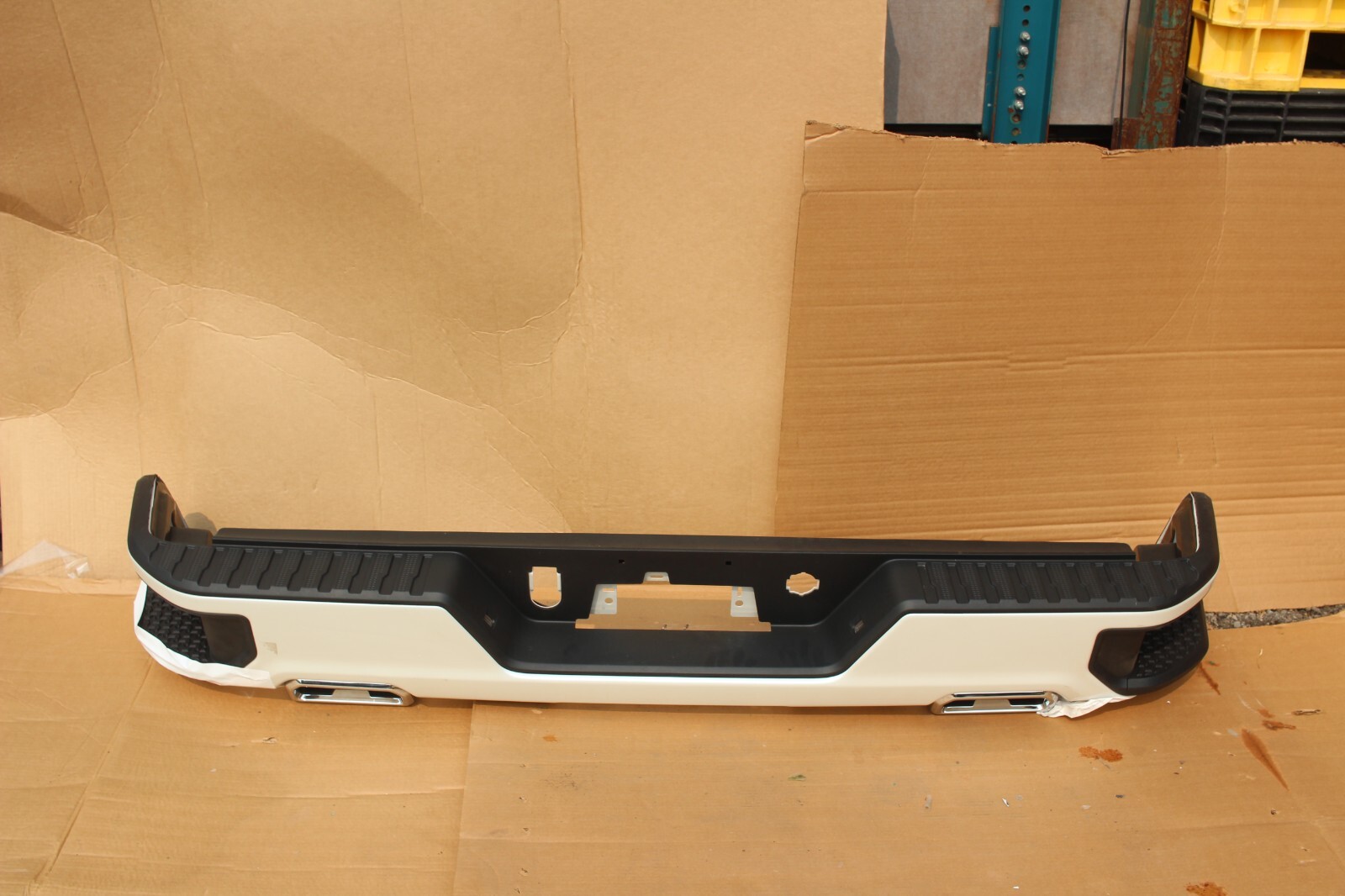 2019-2022 Chevy Silverado GMC Sierra 1500 Rear Bumper W/ Dual Abalone ...