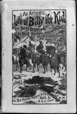 Photo of Cover,Pat F Garrett,Authentic Life of Billy the Kid,dead ...