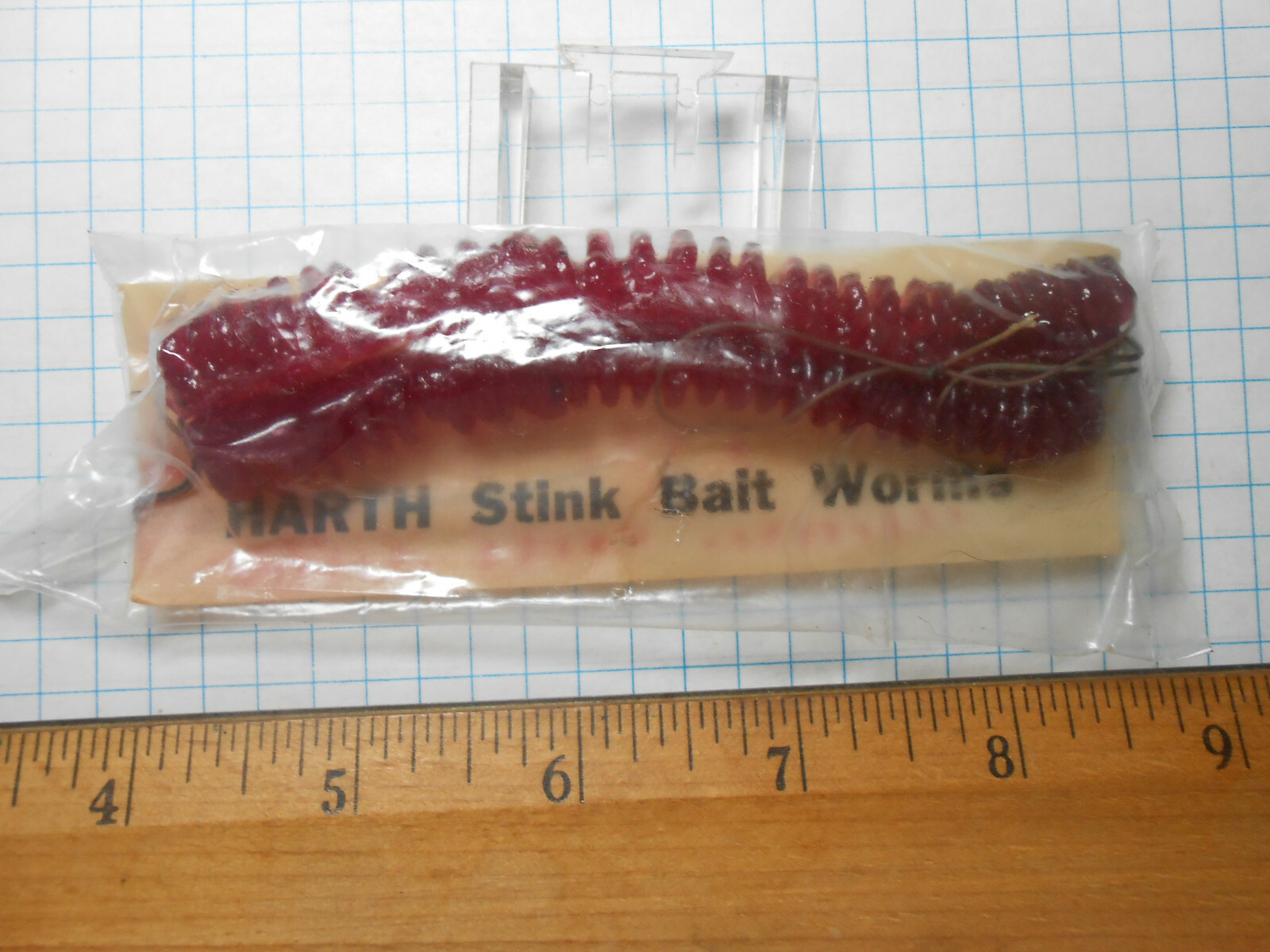L@@K! (2 LOT) NEW (NOS) UNKNOWN VINTAGE HARTH STINK BAIT WORMS ~ TACKLE ...