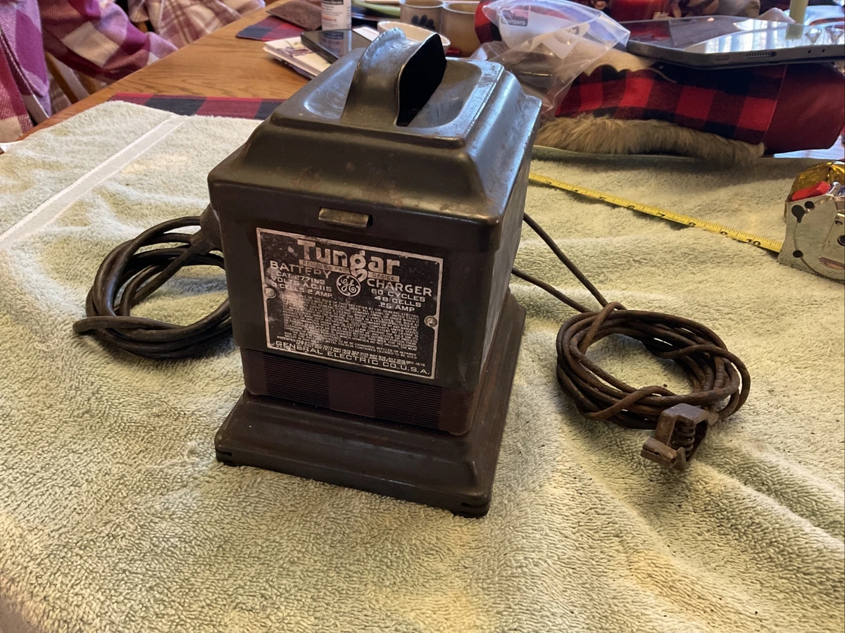Vintage Tungar battery charger for refurbishing or decor - www.glwec.in