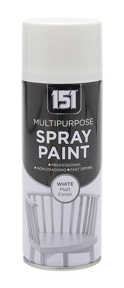All-Purpose Aerosol Spray Paint Matt Gloss Satin Primer Metal Wood ...