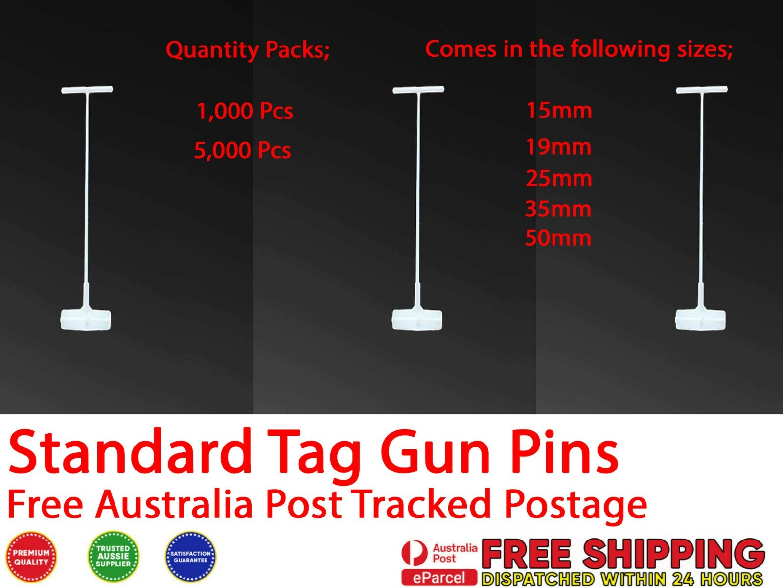 Clothes Garment Price Label Tagging Pins Barbs | eBay Australia