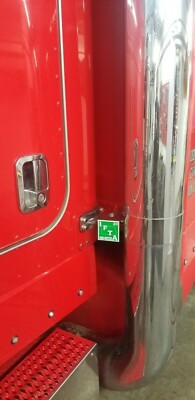 Stainless Steel IFTA Sticker Stack Mount For Peterbilt 386 379 388 389 ...