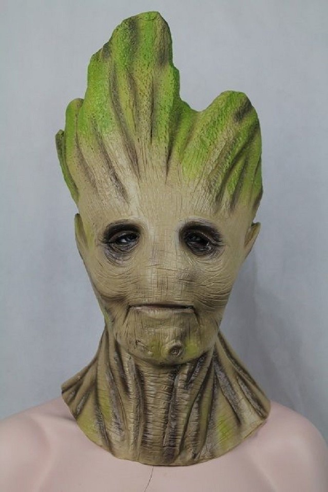 GROOT MASK tree head props latex adult overhead New | eBay
