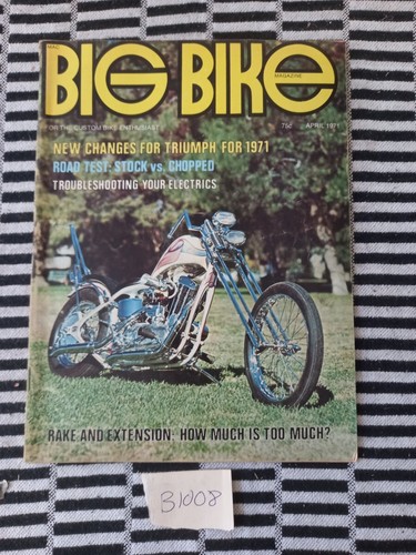 BIG BIKE MAGAZINE / APRIL 1971 / NEW CHANGES FOR TRIUMPH FOR 1971. | eBay