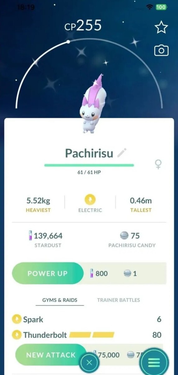Shiny Pachirisu