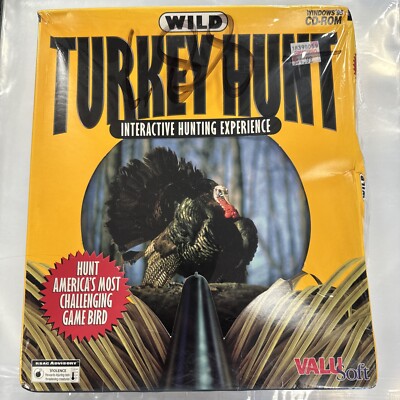 Vintage Wild Turkey Hunt (PC, CD-ROM) Game by Valusoft - Windows 95 ...
