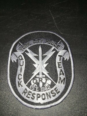Vintage Police Patch York City Police Pa Quick Response Team QRT SWAT ...