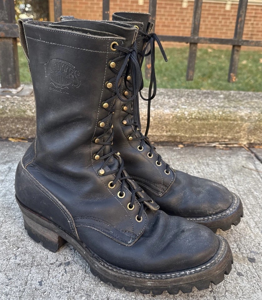 White's Smokejumper Logger Lace To Toe 12 D 10 Inch Boots Firefighter ...
