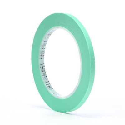 3M 3M Cinta de enmascarado de precisión, verde, 6,35 mm x 55 m, 6525 ...
