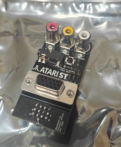 ATARI ST / STE RGB to VGA video Adapter with AV RCA and JACK | eBay