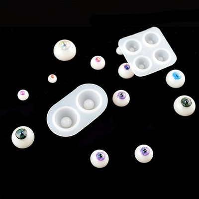 5pcs Eye Mold Epoxy Mold Casting Molds DIY Art Mold Toy Eyeball (Mixed ...
