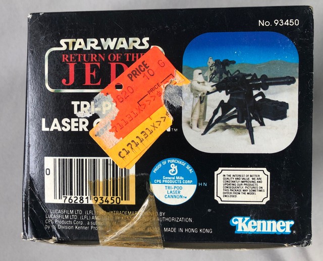 Vintage 1982 Kenner Star Wars Return of The Jedi Tri Pod Laser Cannon ...