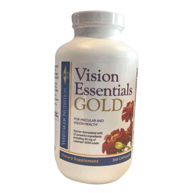 Dr. Whitaker's Vision Essentials Gold Dietary Supplement - 360 Capsules ...