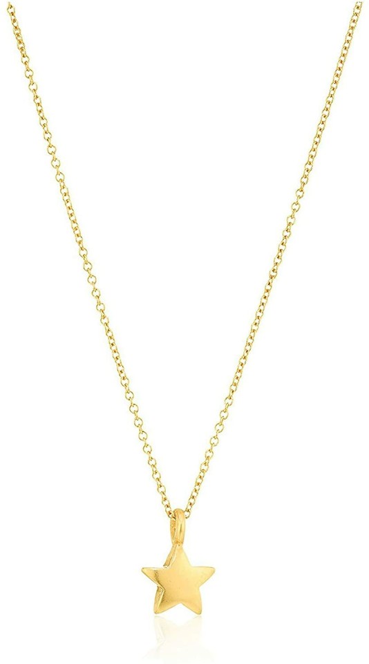 Necklace Gold Paved With Start Pendant Necklace with Message Card for ...