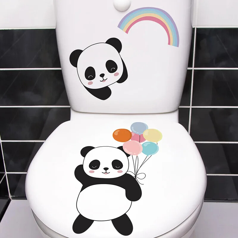 New Green Plant Leaves Bathroom Toilet Sticker Designs WC Closes tool ...