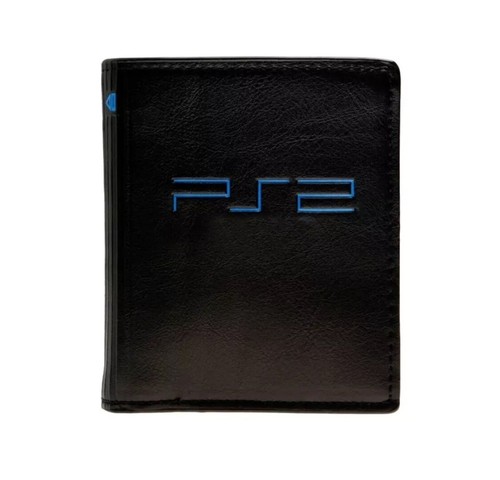 Playstation 2 PS2 Black Mens Wallet Money Coin & Cards Holder Brand New ...