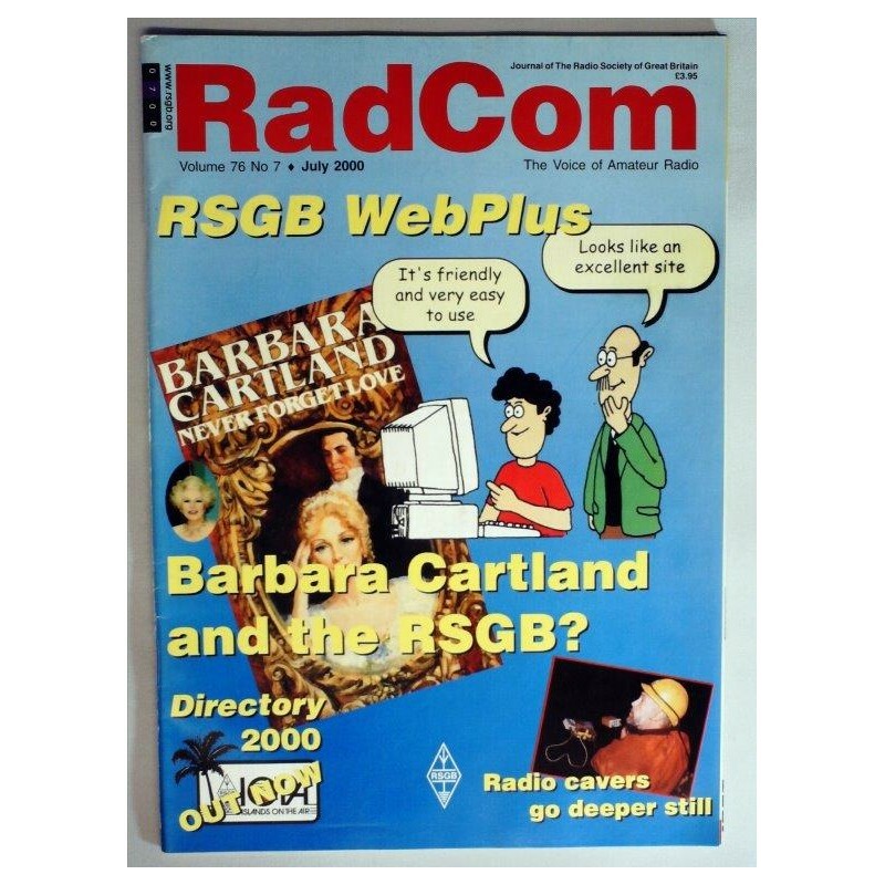 RadCom Magazine July 2000 mbox573 Barbara Cartland And The RSGB? | eBay