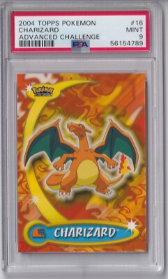 Pokemon- 2004 TOPPS Charizard Advanced Challenge PSA 9 (502) | eBay