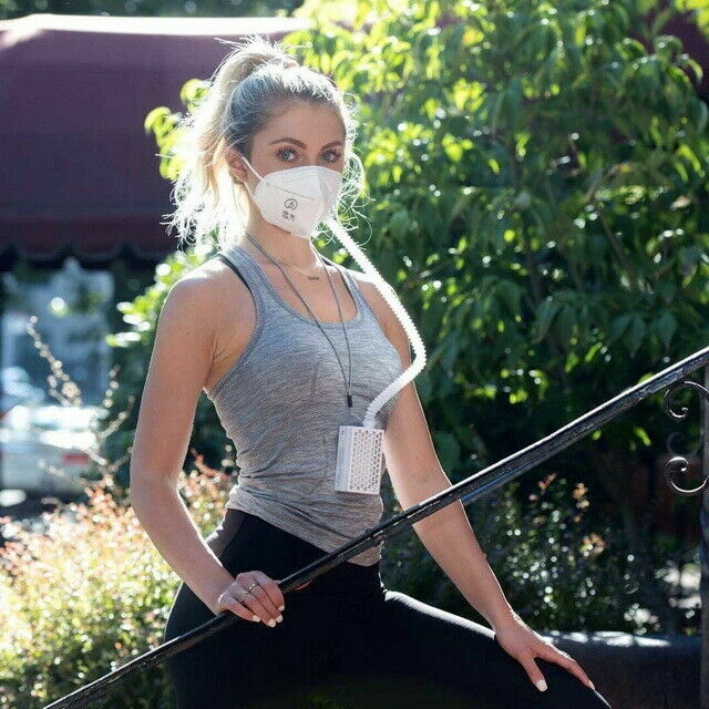 Portable Rechargeable Electrical Air Purifying Respirator with HEPA ...