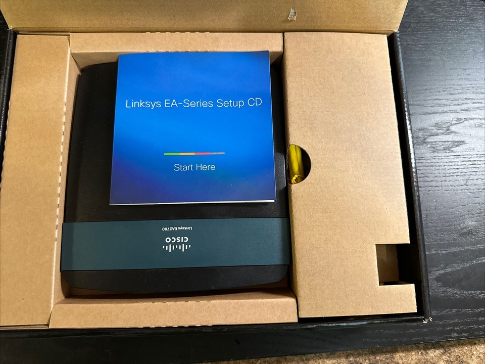 NEW Linksys N600 EA2700-NP Wi-Fi Wireless Dual-Band+ Router with 4 ...