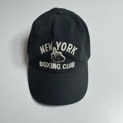 Polo boxing club ball cap hat black | eBay