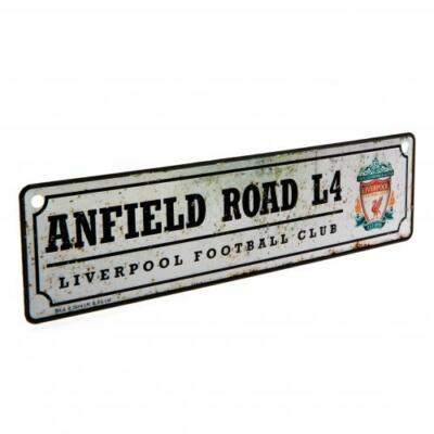 Liverpool FC Window Sign Retro Football Sign Anfield Road L4 LFC ...