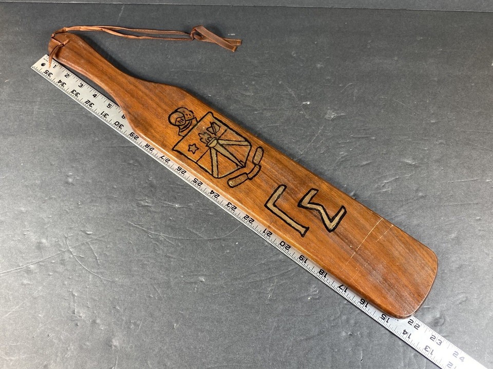 Vintage Fraternal Frat Paddle Hand Made | eBay
