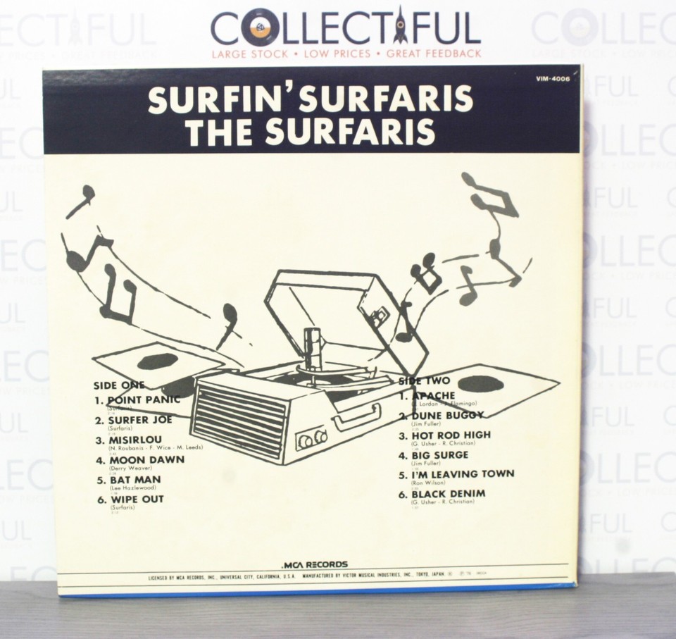 SURFARIS - SURFIN' SURFARIS (MISIRLOU - PULP FICTION ) JAPAN - W ...