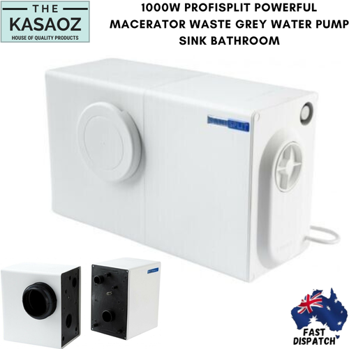 Tecma 1000W ProfiSplit Powerful Macerator Waste Grey Water Pump Sink ...