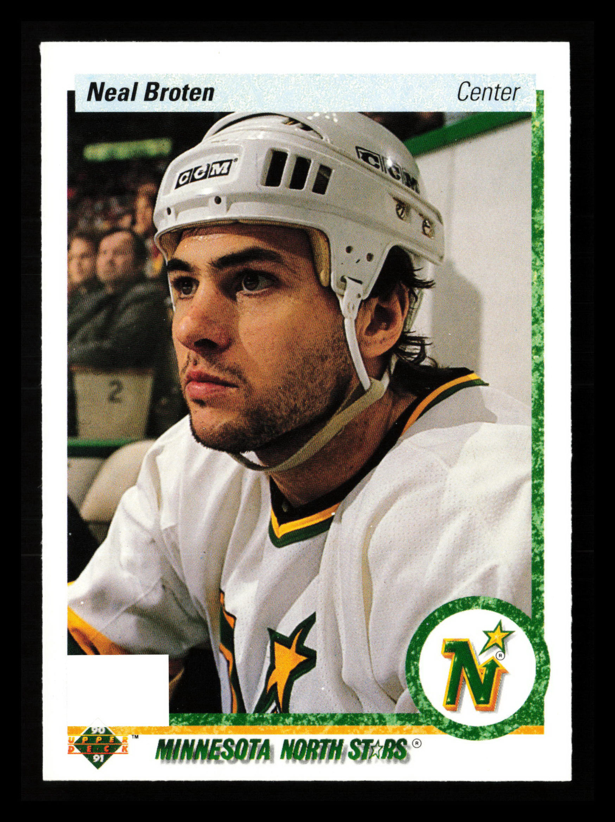 Neal Broten 1990-91 Upper Deck Hockey NHL #48d Minnesota North Stars | eBay