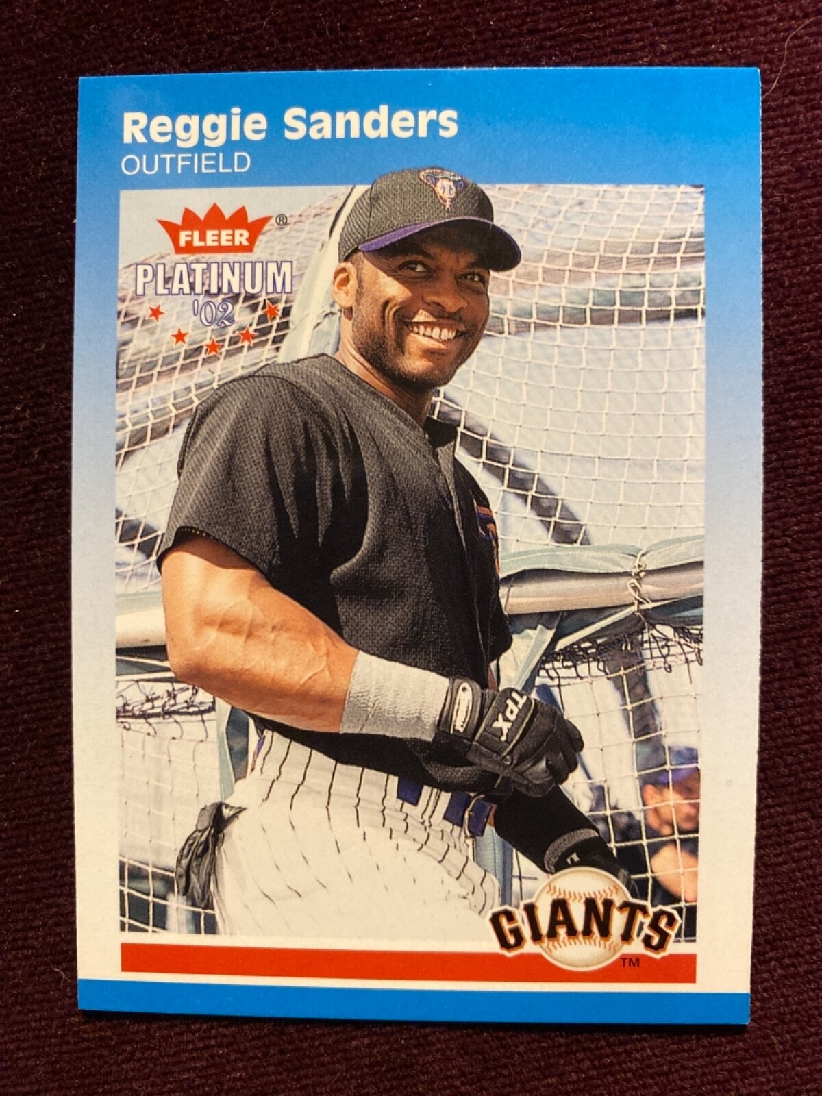 2002 Fleer Platinum #31 Giants Reggie Sanders Baseball Card | eBay