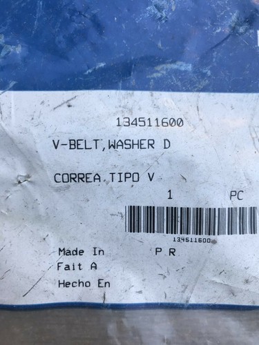 134511600 Frigidaire Electrolux Top Load Washer V-Belt Drive | eBay