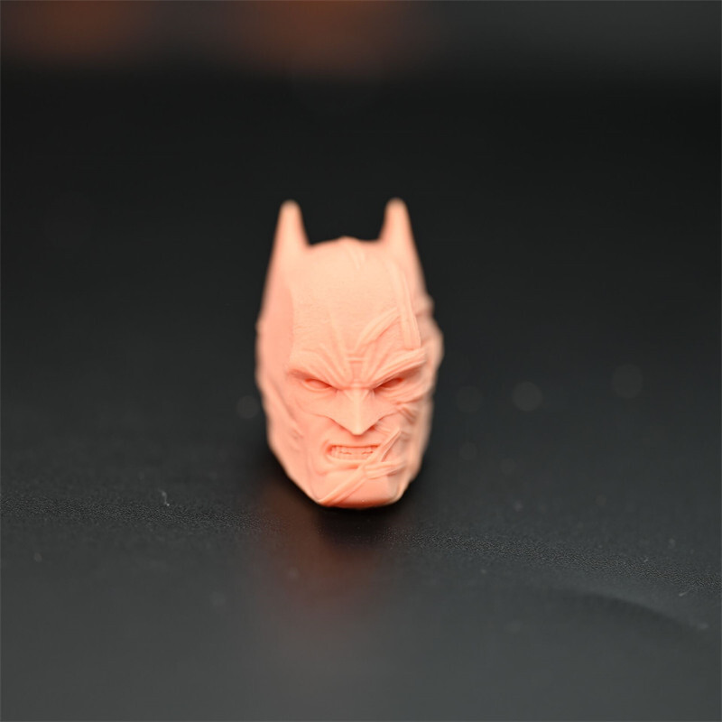 1/12 1/10 1/18 Scale Bandage Batman Head Sculpt Unpainted Fit 6" ML SHF ...