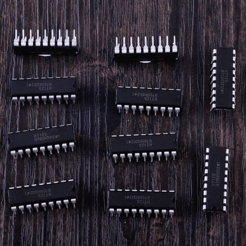 10 HT-12D HT12D IC Remote Decoder Encoder Control pour Wireless Device ...