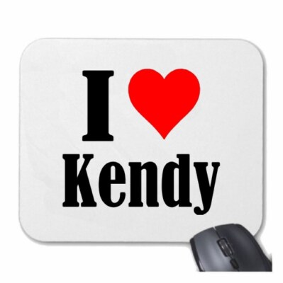 MOUSEPAD Mauspad I Love Kendy Ich Liebe Kendy | eBay.de